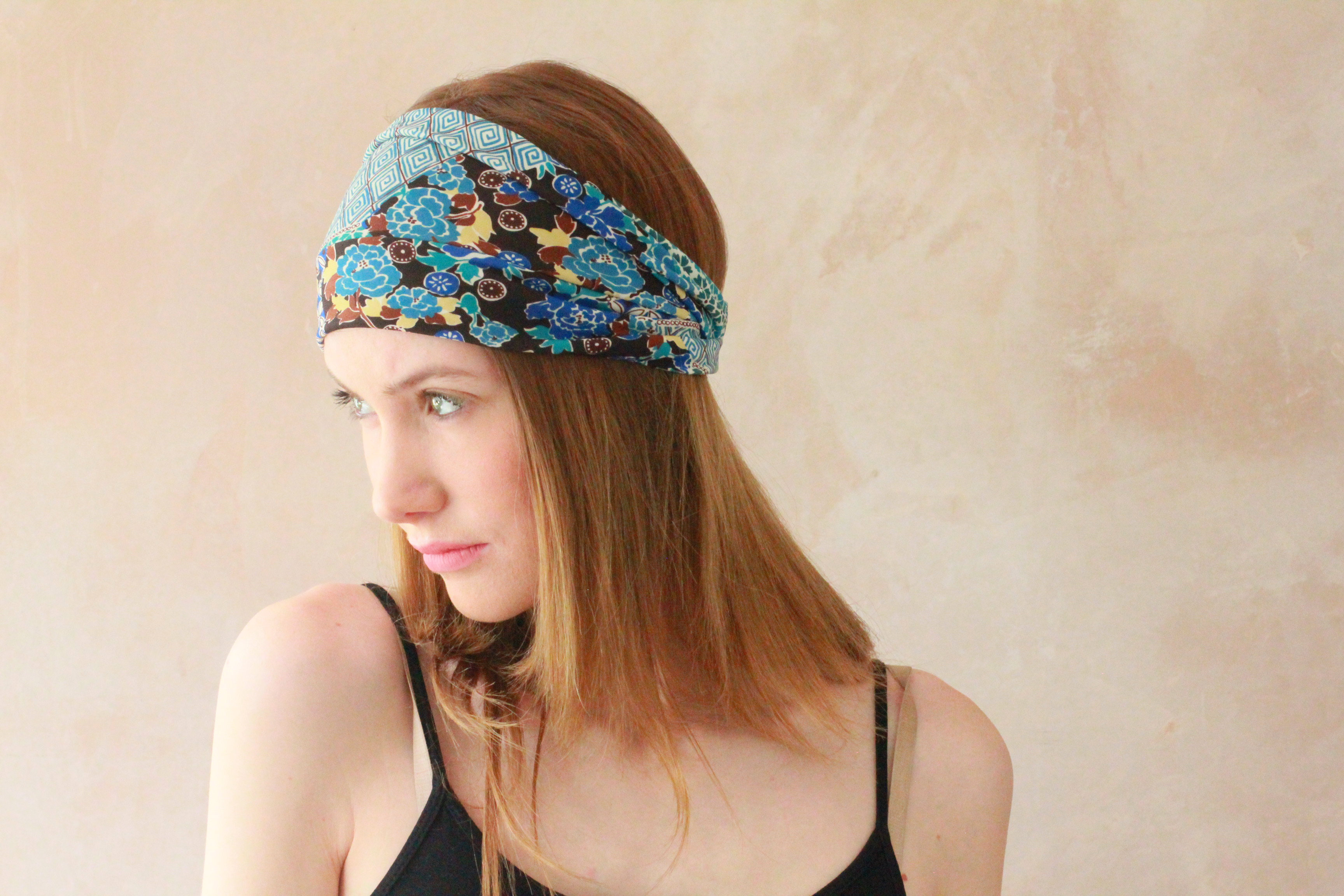 Workout Headband, Fabric Headband, Exercise Headband, Stretchy Headband ...